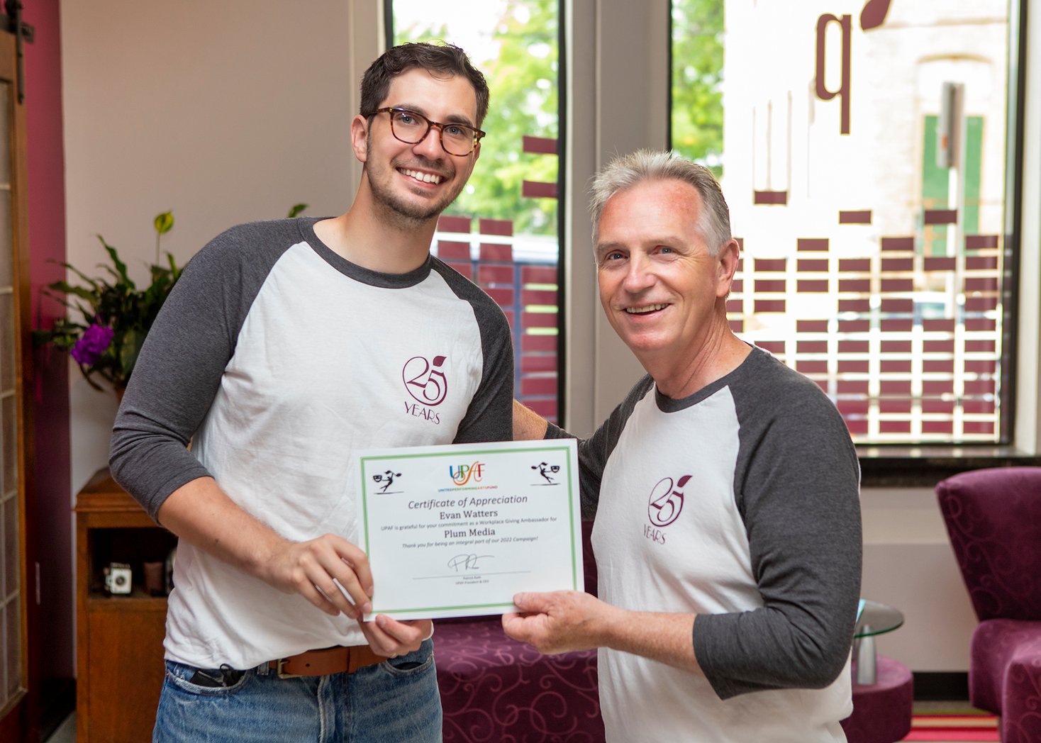 Happy Birthday Plum - Here's to another 25 years of excellence!